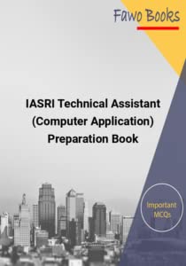 Buy IASRI Technical Assistant (Computer Application) Preparation Book [Paperback] Fawo Book ...