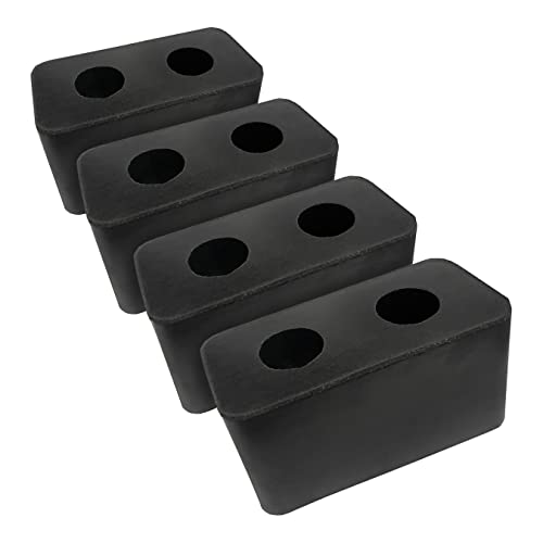 Snapklik.com : 4 Pack Reinforced Rubber Dock Bumper 6 X 3.25 X 3 Inch ...