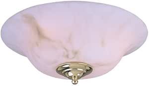 Elegance Three Light Formed Alabaster Ceiling Fan Light Kit - Amazon.com