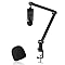 Amazon.com: Blue Yeti Boom Arm Mic Stand with Pop Filter - Professional ...