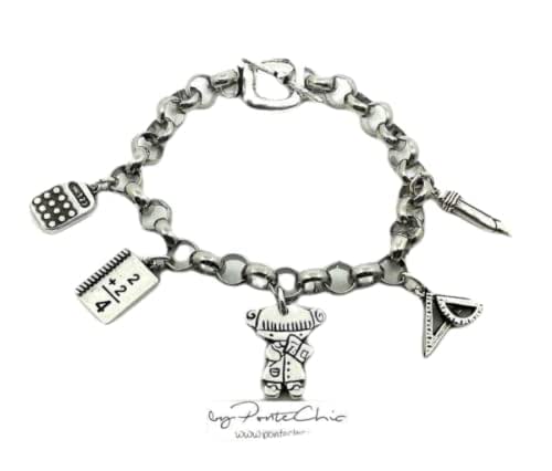 Pulsera Temática "PROFESORA" FIN DE CURSO : Amazon.es: Productos Handmade