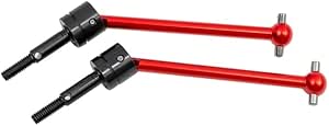 Amazon.com: 2Pcs Replacement TT02B TT-02B DT02 DT03 DF02 Metal Universal Drive Shaft CVD (64Mm ...