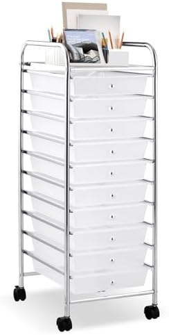 Amazon.com: SimpleHouseware Utility Cart with 10 Drawers Rolling ...