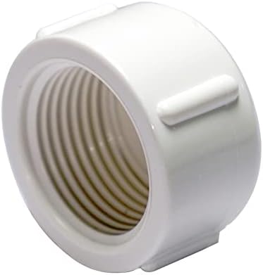 Tnuocke 10pcs 1/2" PVC Pipe Fittings End Female Thread Cap Plug Adapter ...