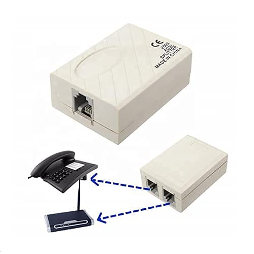 Buy Electro Wolf ADSL/VDSL/APDT Splitter for Landline Telephone and ...