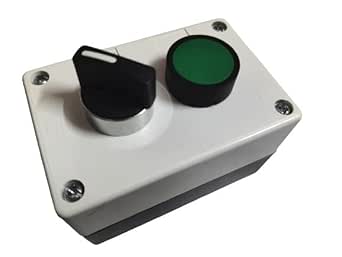 2 Way Control Box with Green Push Button PVC & Selector Switch 2 ...