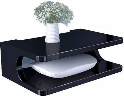 DECORVISTA Wooden Set Top Box Wall Shelf with WiFi Routers Holder ...