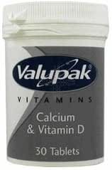 THREE PACKS of Valupak Calcium & Vitamin D : Amazon.co.uk: Health ...