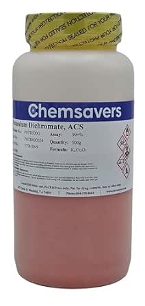 Amazon.com: Dicromato de potasio, ACS, 99+%, 17.64 oz : Industrial y ...