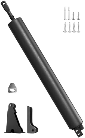 Touch 'n Hold Smooth Dual Door Closer System (Black) – Heavy-Duty ...