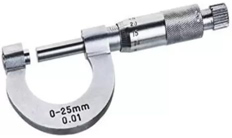 Micrometer Screw Gauge 0-25mm SS Used in Laboratories, Classrooms and ...