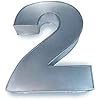 EUROTINS Large Number Birthday Wedding Anniversary Cake Tin - Cake Pan ...