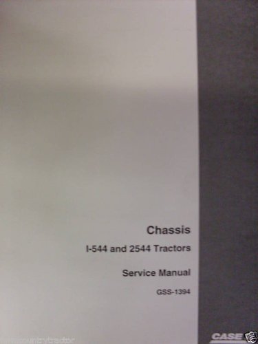 Case 544/2254 Chassis OEM Service Manual: Case 544/2254: Amazon.com: Books
