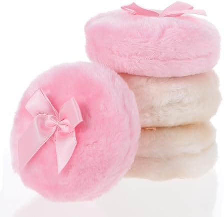 Amazon.com: 2 Pcs Large Body Powder Puff, 3.5 Inch Powder Puff for Body ...