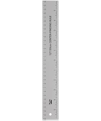 Mr. Pen- Center Finding Ruler, 1 Pack, 12 Inch, 30cm, Stainless Steel ...