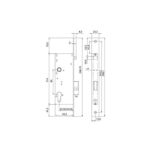 Tesa Assa Abloy TCP Portal Electric Lock, TCP40 – BigaMart