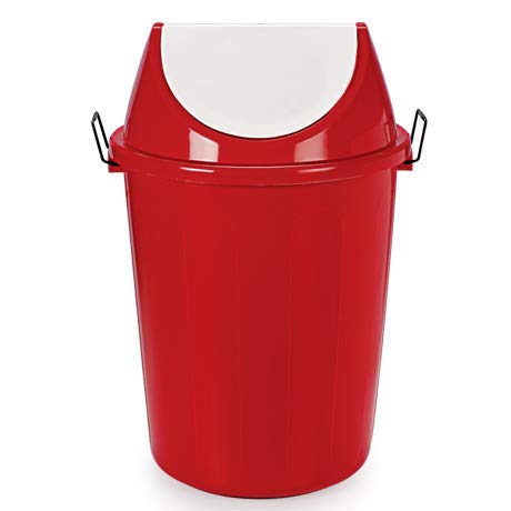 AIR O MATIC 60Ltr Swing Lid Dustbin, Big Size Drum Waste Bins, Garbage ...
