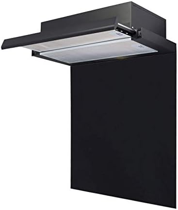 SIA TSH60BL 60cm Black Telescopic Integrated Cooker Hood Kitchen ...