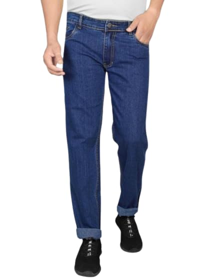 Buy SHRI Krishna Men's Regular Fit Denim Jeans | Denim Jeans for Men ...