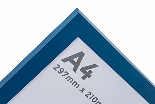 Wall Space A4 Blue Frame | Modern A4 Blue Picture Frame 297×210 | A4 ...
