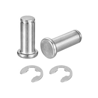 uxcell 2Set M12x30mm 304 Stainless Steel Cylindrical Shaft Snap Ring ...