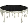 Amazon.com: Deco 79 Aluminum Metal Living Room Coffee Table Melting ...