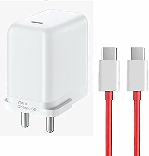 65W Quick Charger| Adapter and C to C Cable| Compatible with One Plus ...