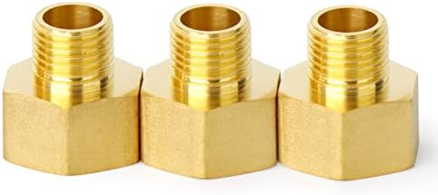 Amazon.com: ChillWaves Brass Pipe Fitting, Reducer Adapter 1" NPT ...
