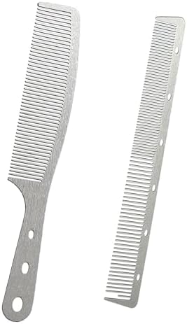 Amazon.com : Dolmifapro 2 Pcs Metal Comb, Stainless Steel Fine Tooth ...