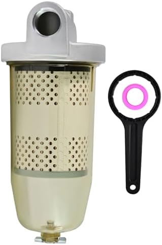 Amazon.com: STZJAYE 496 Fuel Tank Filter with 3/4" NPT Top Cap Water Separate Assembly 30 Micron ...