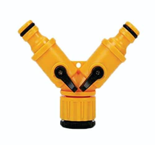 DECK INN 3 x Yellow Dual Tap Connector With Two Male Connectors ...