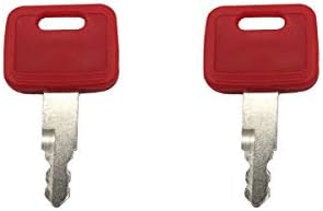 Amazon.com: 5 Pcs AT194969 Ignition Key fits John Deere Excavator Case ...