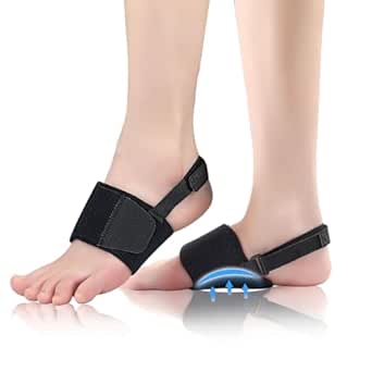 Amazon.com: HANZOTO Arch Support Sleeves & Brace (Pair) - Adjustable ...