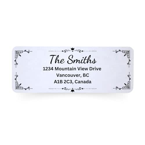 Set of 150 Self Adhesive Personalized Return Address Labels Recycled ...