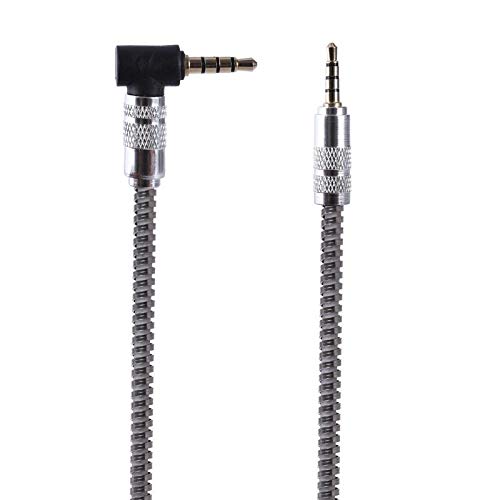 Buy Lapkit L Shape AUX Cable - Silver Metal Online at Low Prices in ...