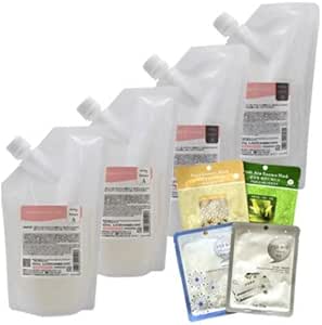 Amazon.co.jp: Quore Michite by AXI Shampoo A, 16.9 fl oz (500 ml), Treatment A, 17.6 oz (500 g ...