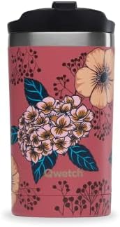 QWETCH - Travel Mug Isotherme - Anémones 300ml - Thermos Café & Thé en ...