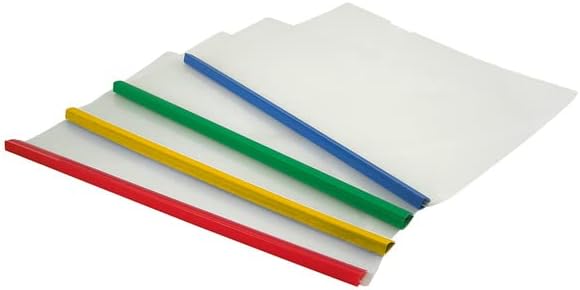 A4 Clip Bar File Clear Report Cover with U Type Slide Bar Lightweight ...