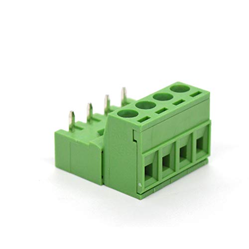 Snapklik.com : 10 Set 5.08mm Pitch 4 Pin Pluggable Terminal Block ...