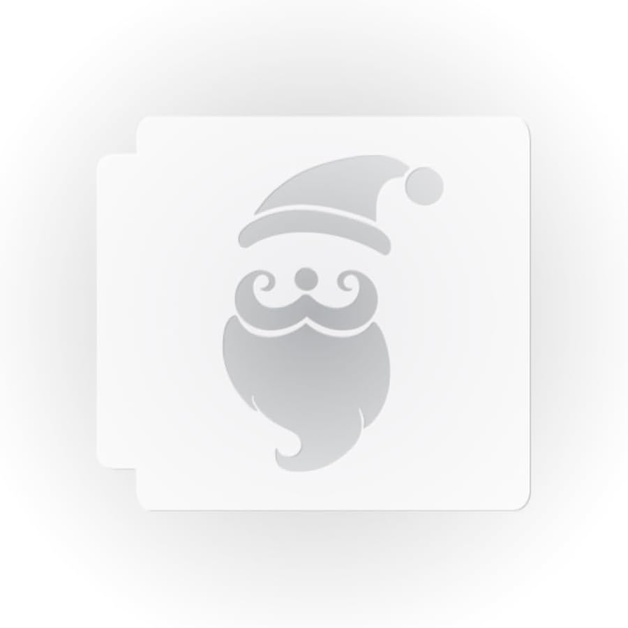 Amazon.com : Christmas - Santa Claus Face 783-D931 Stencil (9 inch ...