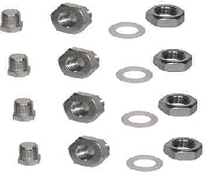 (4 Pack) universal Transmisión oil-pan drain-plug Kit. Fabricado en EE ...
