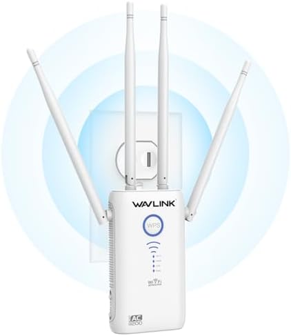 Amazon.com: WiFi Extender Signal Booster, WiFi Booster Range Extender ...