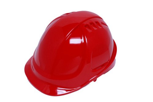 Liberty DuraShell HDPE Vented Hard Hat with 6 Point Ratchet Suspension ...