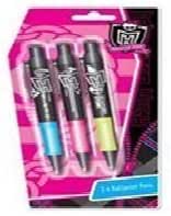 Monster High 3 X Ballpoint Pens : Amazon.co.uk: Stationery & Office ...