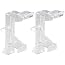 Amazon.com: Levolor Faux Wood Valance Clips, 2 in. (Pack of 2) : Home ...