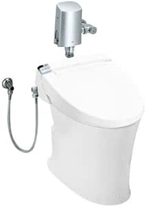 Amazon.co.jp: LIXIL INAX C-P25S/BW1 Floor-Standing Large Toilet for New Construction Public ...