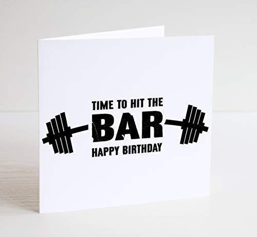 Hit the Bar Birthday Card : Amazon.co.uk: Stationery & Office Supplies