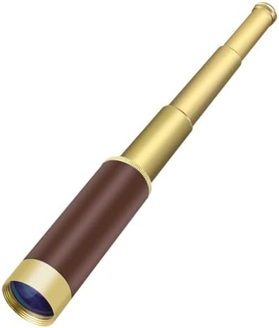 Amazon.com : Telescope Brass Spyglass Pirate Monocular, Waterproof ...