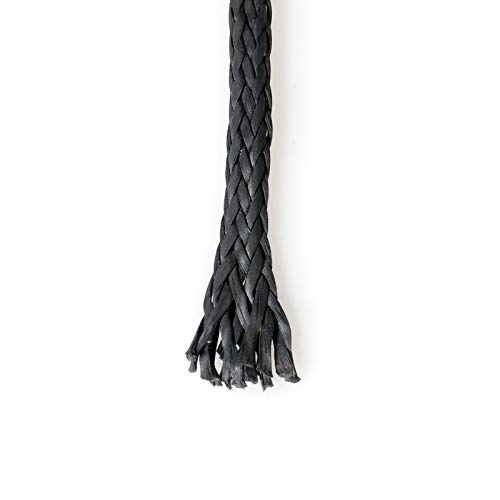 Snapklik.com : Technora Survival Rope 1200lb Breaking Strength 500ft Black