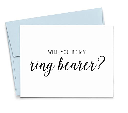 Amazon.com: Will You Be My Ring Bearer Proposal Card : Office Products